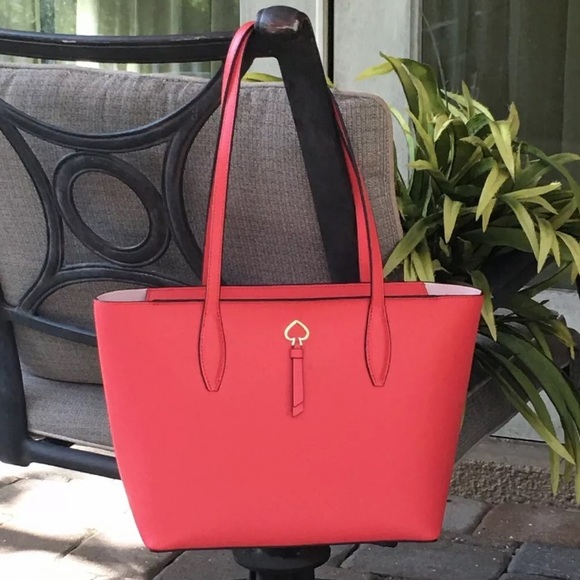 kate spade | Bags | Kate Spade Adel Small Tote Stoplight Red | Poshmark